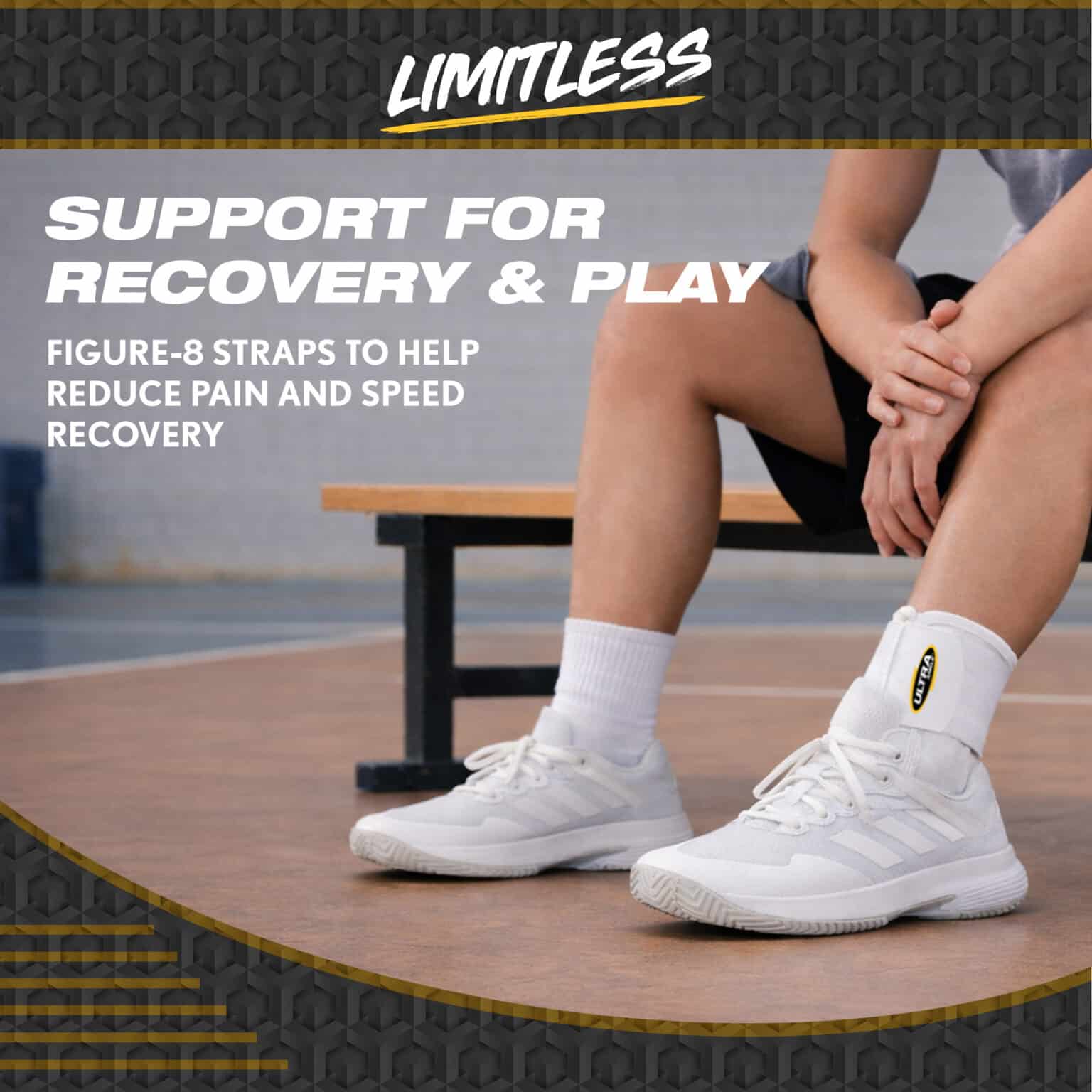 Ultra 360® Lace-Up Ankle Brace for Everyday Support | Ultra Ankle