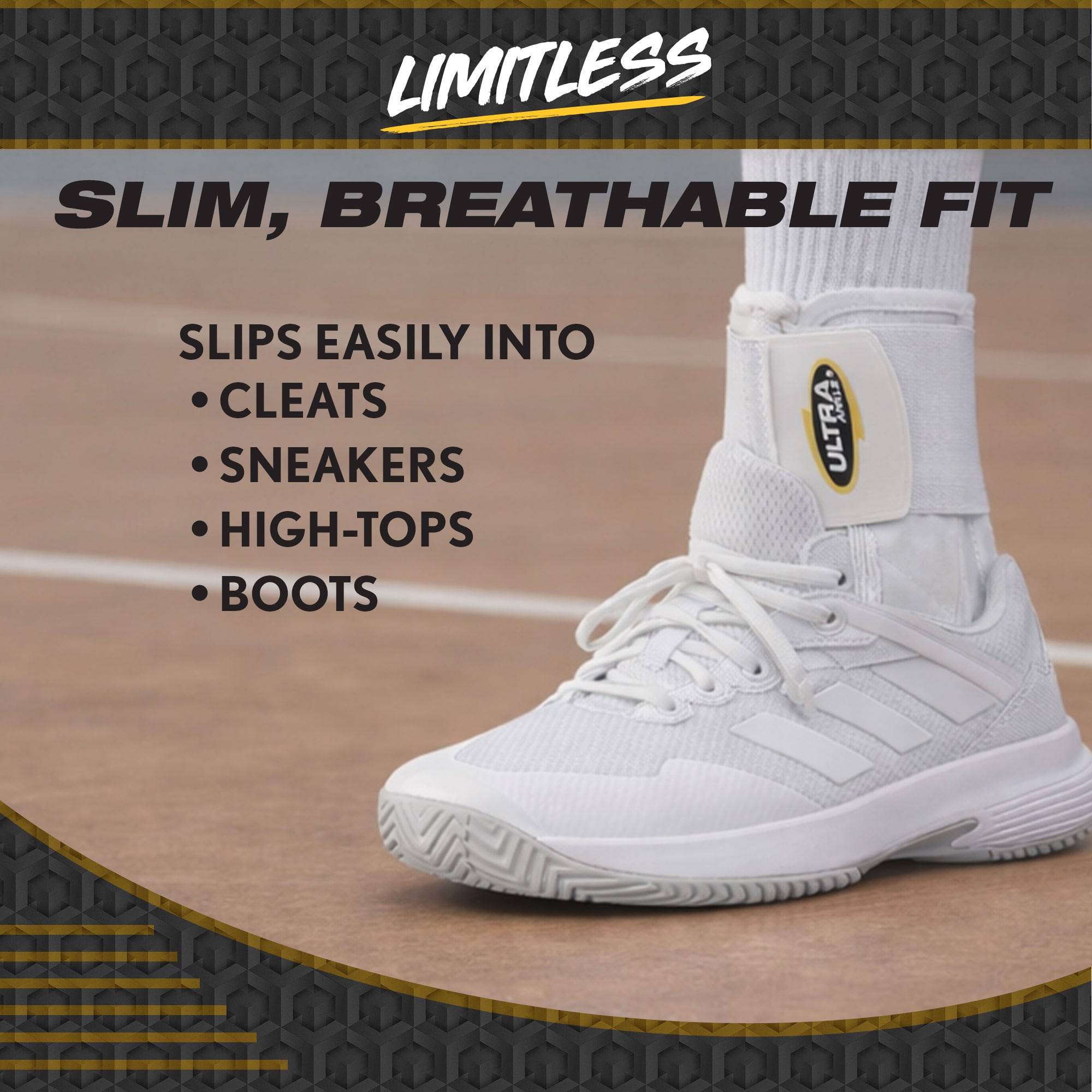 Ultra 360® Lace-Up Ankle Brace for Everyday Support