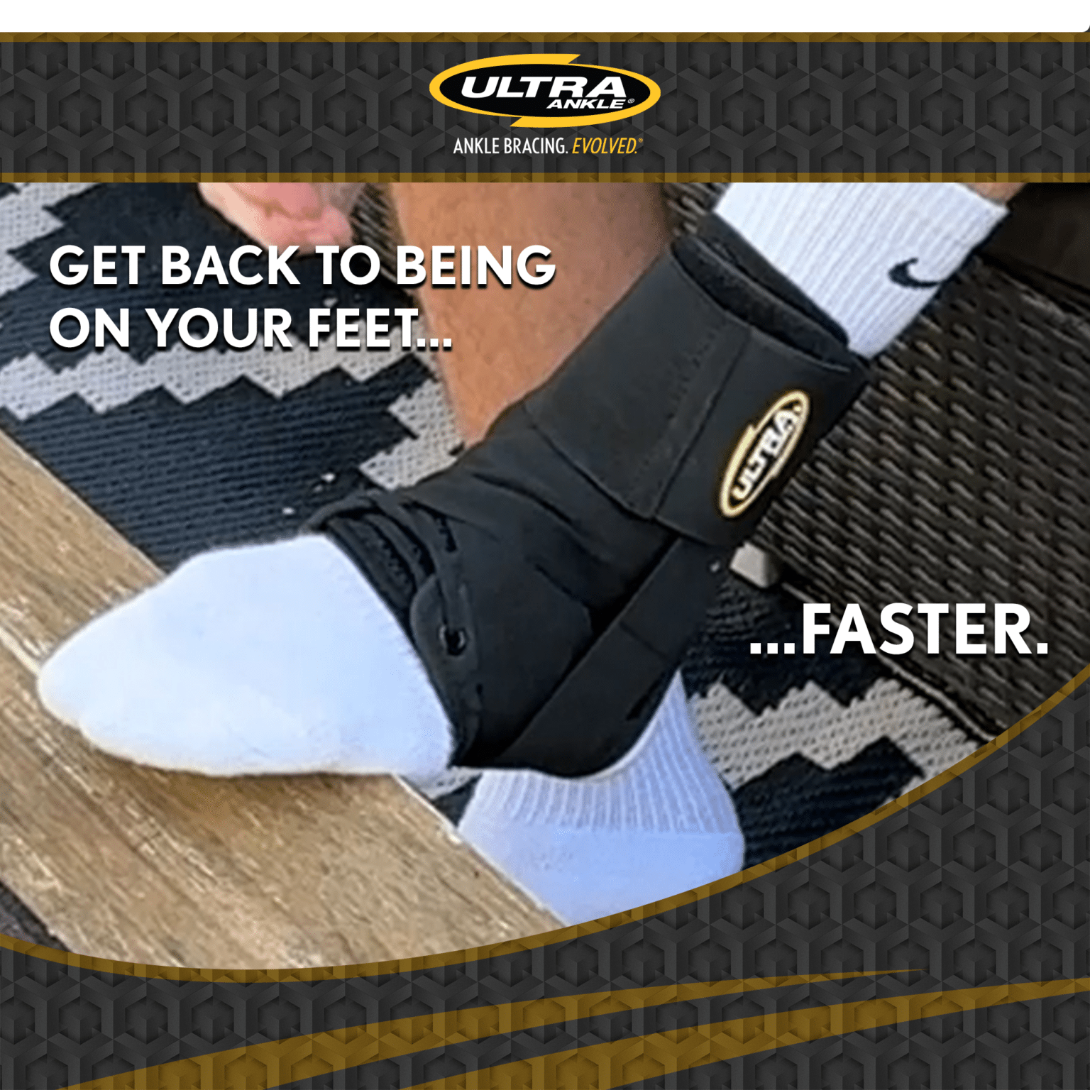 Ultra 360® Lace-Up Ankle Brace to Help Reduce Ankle Pain | Ultra Ankle